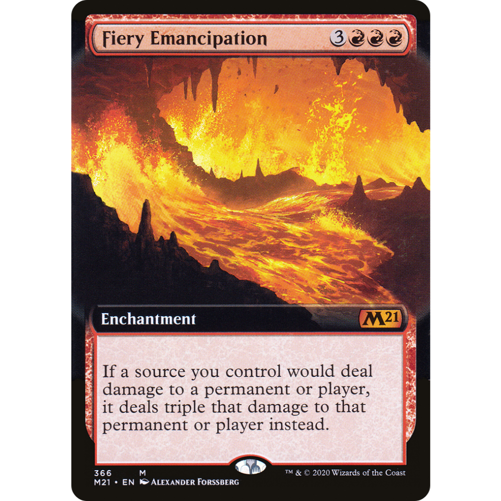 Fiery Emancipation 2 MTG High Rating Proxy Playtest MTG Proxy | Shopee ...