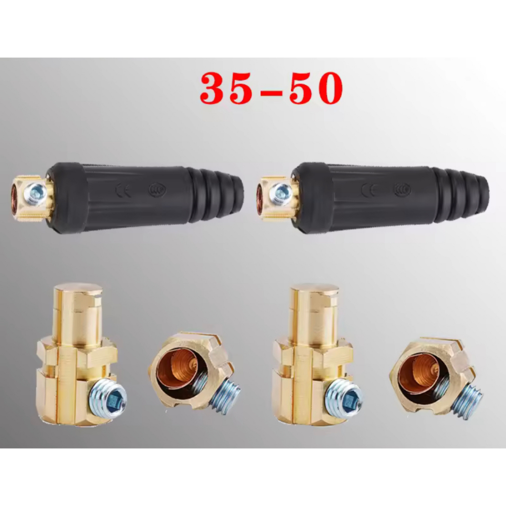 WELDER QUICK FITTING MALE CABLE CONNECTOR SOCKET PLUG ADAPTOR FEMALE ...