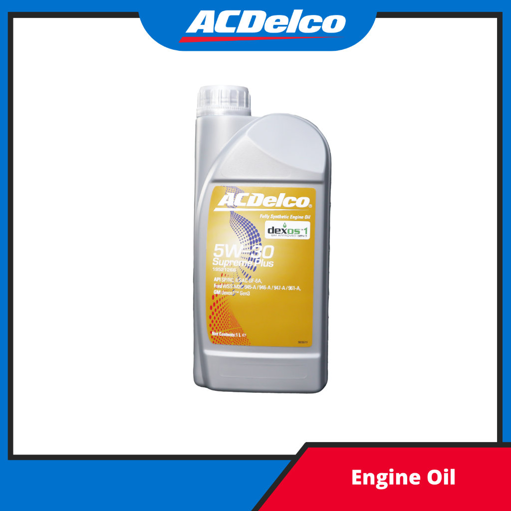 ACDelco 5W-30 Dexos 1 Gen 3 Fully-Synthetic Engine Oil (EU) | Shopee ...