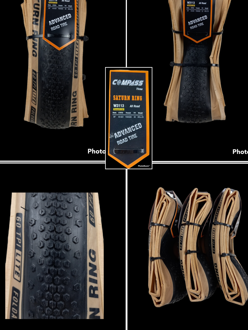 COMPASS 700 X 38C W3113 SATURN RING FOR MOUNTAIN BIKE ROAD BIKE TIRES ...