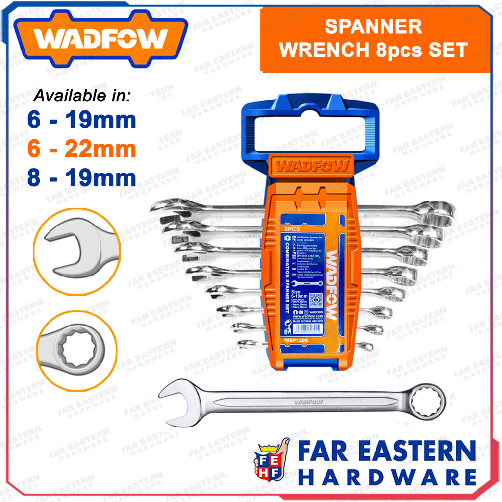 WADFOW Combination Spanner Close Open Ratchet Offset Ring Wrench Set ...