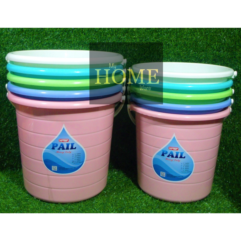Hi-Top Heavy Duty Pail with handle (2 Sizes) | Shopee Philippines
