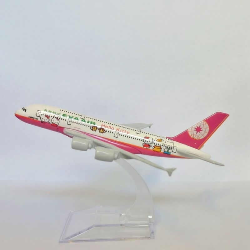 Eva Air, Hello Kitty Airplane Diecast Aircraft Model | Shopee Philippines