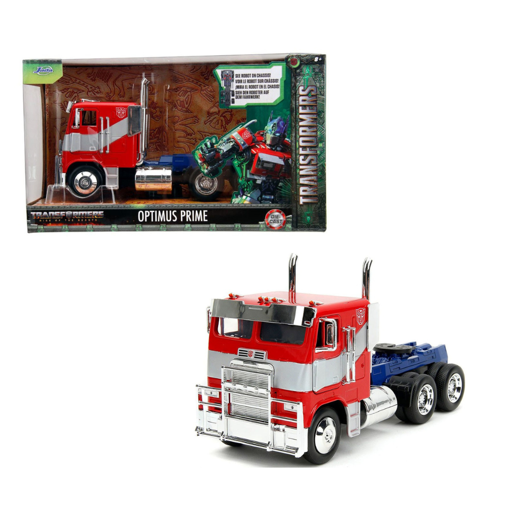 Jada 1/24 Scale Transformers Rise of the Beasts Optimus Prime Die-cast ...