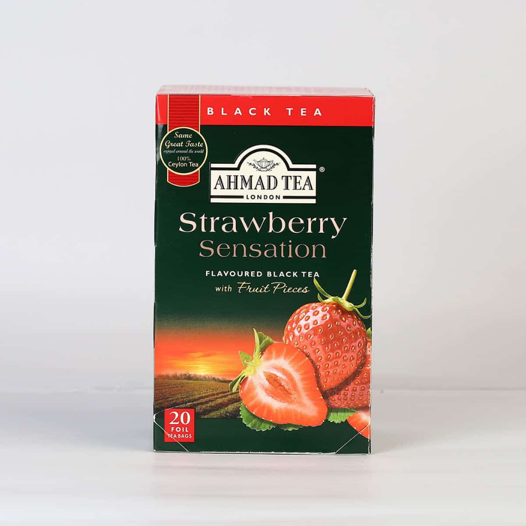 AHMAD Black Tea Strawberry Sensation 20 Tea Bags | Shopee Philippines