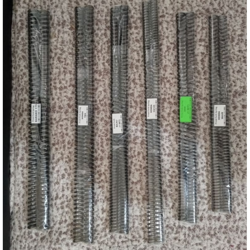 FRONT FORK SPRING SET 2PCS (MIO,RUSI,TMX,BARAKO,XRM,WAVE,CG) | Shopee ...