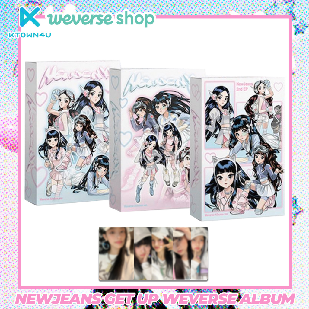 NewJeans 'Get Up' Weverse Version Albums FETA [Sealed & Preorder ...