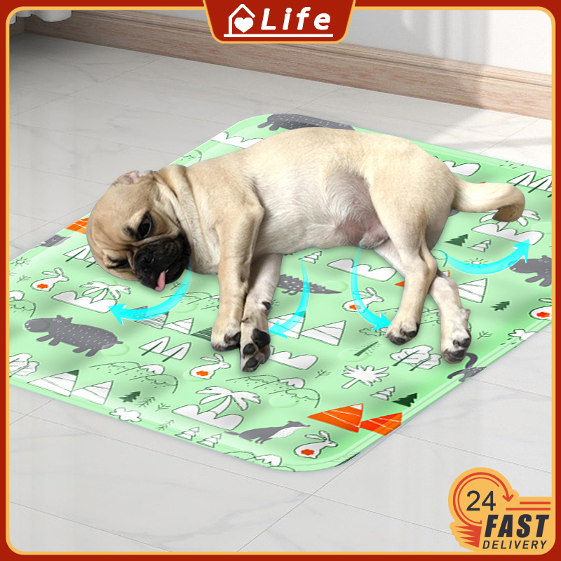 Pet Dog Cooling Mat Pad Ice Gel Waterproof Dog Bed Dog Sleeping Mat Pad ...
