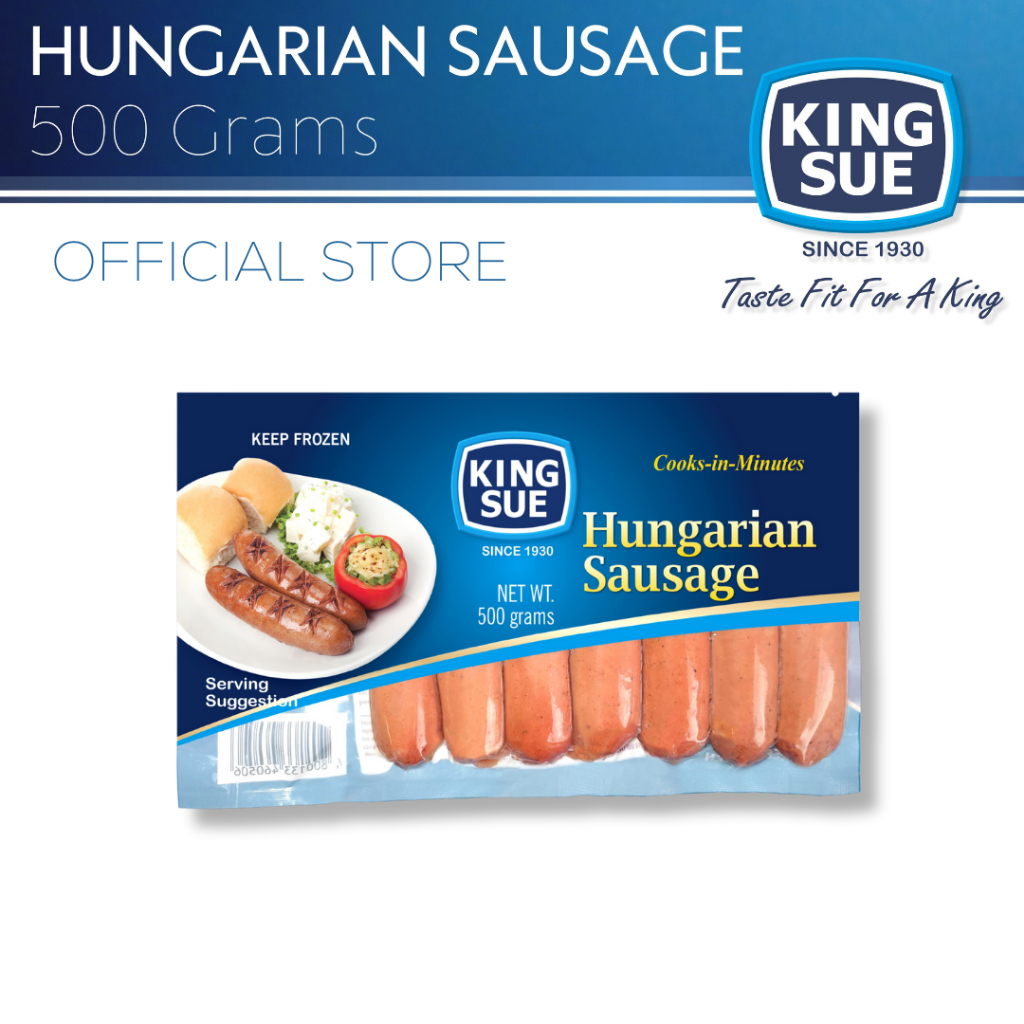 King Sue Hungarian Sausage 500g | Shopee Philippines