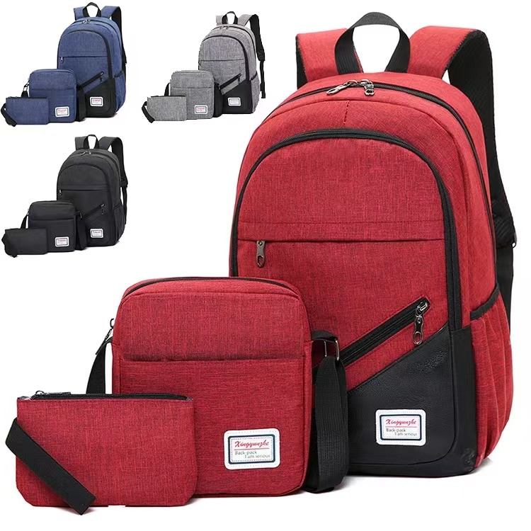 GD MALL #1230 Canvas Korean Canvas 3in1 Backpack 3 in1 Backpack ...