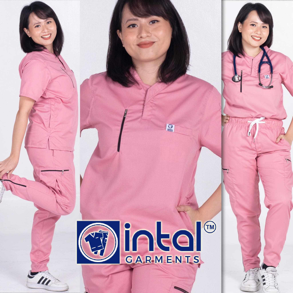 INTAL SCRUBSUIT 044 Elite MAGILIW Zip-Up Korean Inspired Cargo Tapered ...