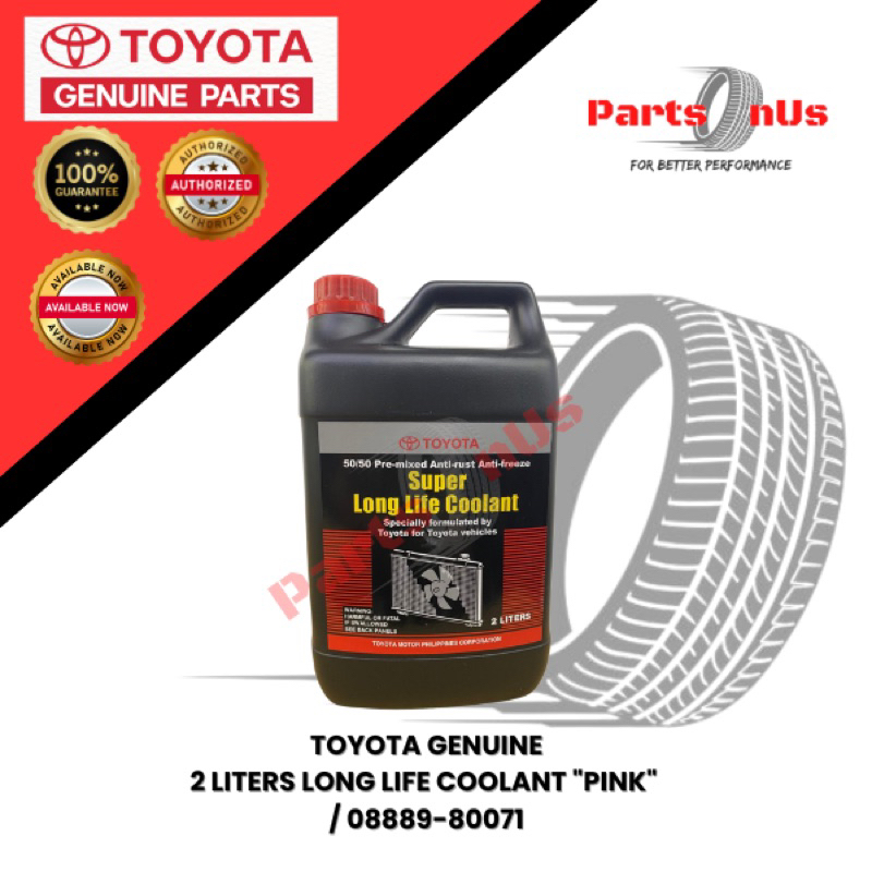 Toyota Genuine 2 LITERS LONG LIFE COOLANT "PINK" / 08889-80071 | Shopee Philippines