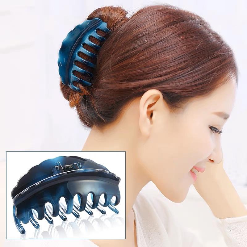 100% Original J&S Hair Clip Wavy Rim Alligators Interlocking Teeth ...