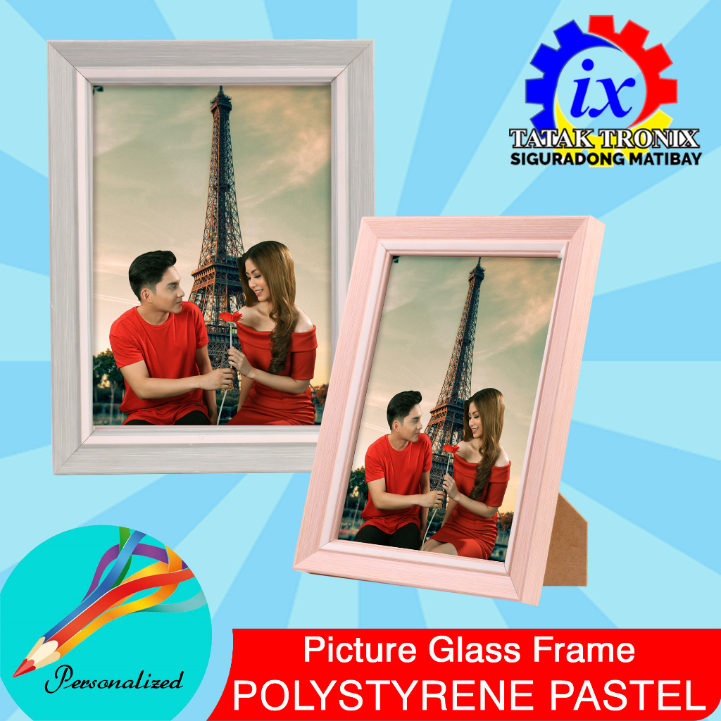 troniximaging Tronix Pastel Color Glass Picture Frame for A5 and A4 ...