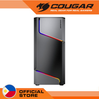 COUGAR MX360 RGB MID-TOWER GAMING CASE W/ TG /1*ARGB FAN (ATX) | Shopee Philippines