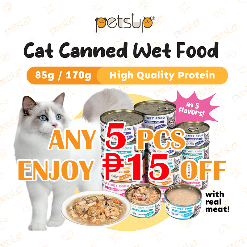Petsup 170g&85g Cat Wet Food Staple Food Natural Organic Wet Canned ...