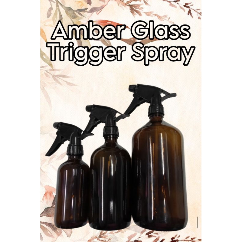 Amber Glass Trigger Spray 250mL & 500mL | Shopee Philippines