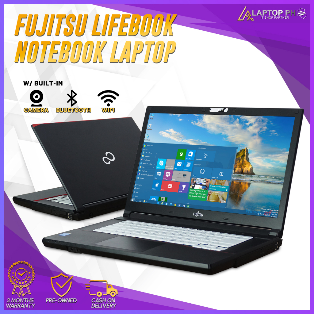 USED FUJITSU Laptop | Intel Celeron - i3 - i5 - i7 | 4GB - 8GB - 16GB ...
