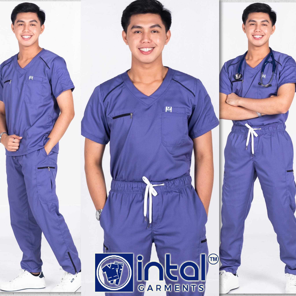 INTAL SCRUBSUIT 045 Elite MAPAGKALINGA Heart Neck Combi Cargo Tapered ...