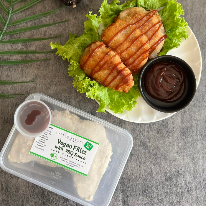 Vegan Fillet w/ Vbq sauce by Vegan Treats manila (Plant-based | Vegan | Zero Cholesterol ...