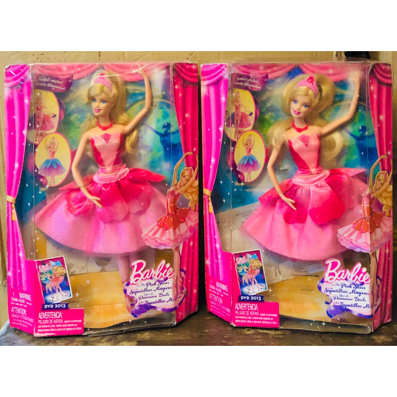 2013 Barbie In The Pink Shoes Transforming Ballerina Kristyn Doll ...