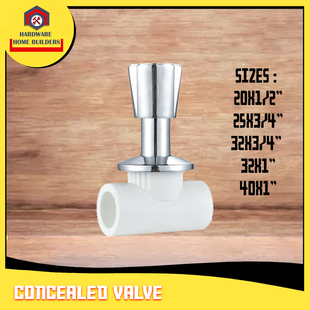 SUPREME/FITTINGS/CONCEALED VALVE #20x1/2" #25x3/4" #32x3/4" 40x1 ...