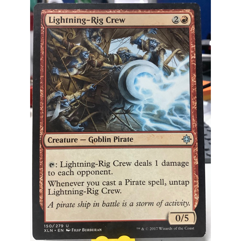 MAGIC: The Gathering - Lightning-Rig Crew (Ixalan) | Shopee Philippines