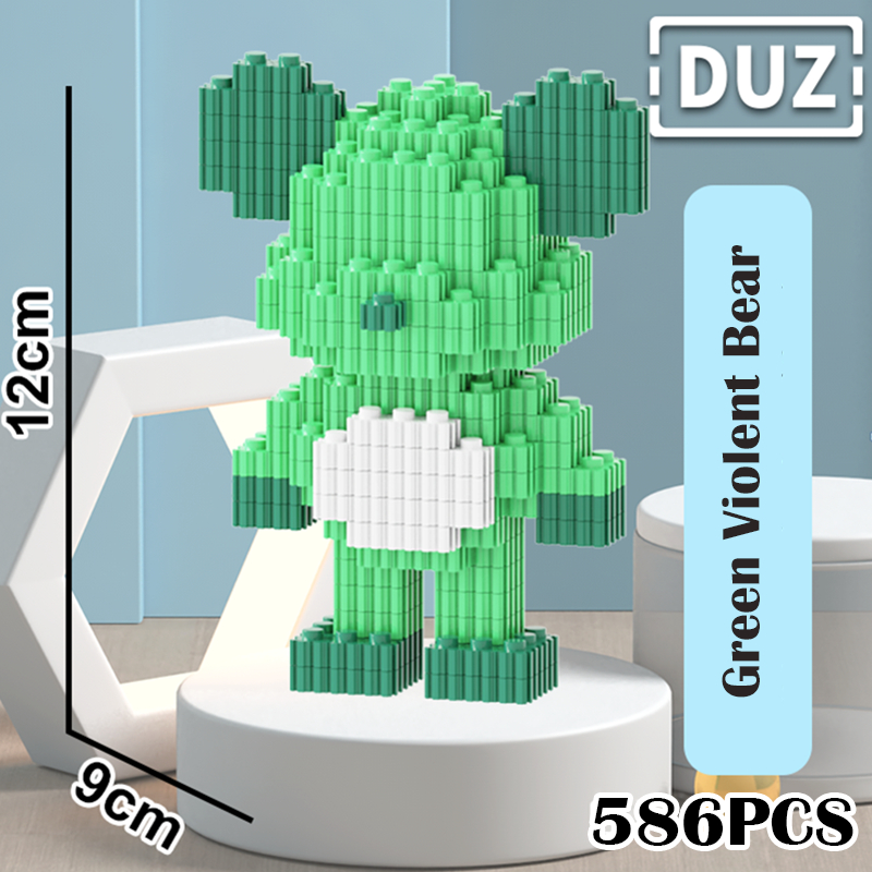 【DUZ】Bear Blocks Building Blocks Cartoon Series Educational Toys Kaws ...
