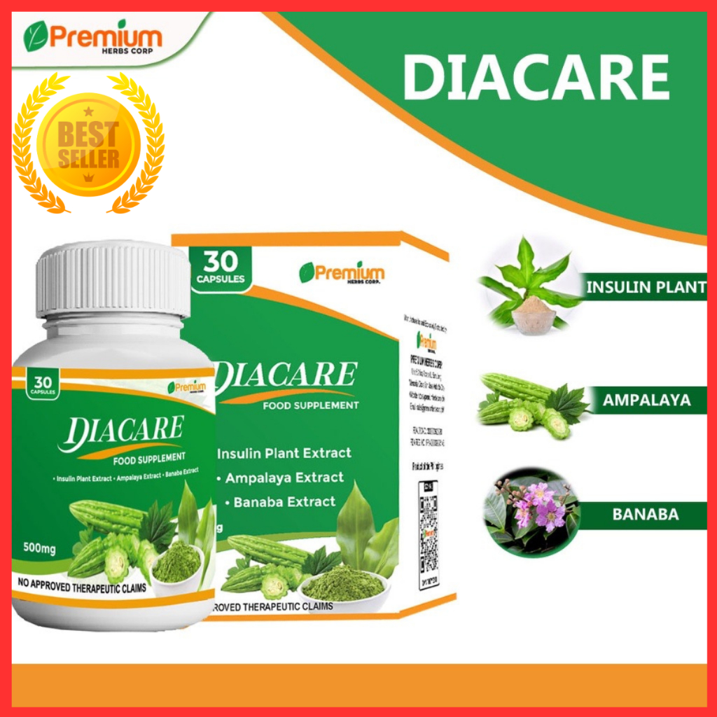 Diabetic Care/DiaCare with Insulin Plant, Banaba and Ampalaya regulate ...
