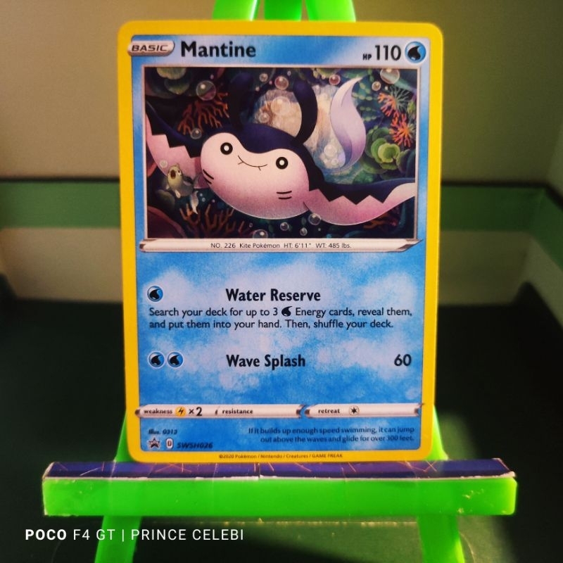 Pokemon TCG - Mantine (H) | Shopee Philippines