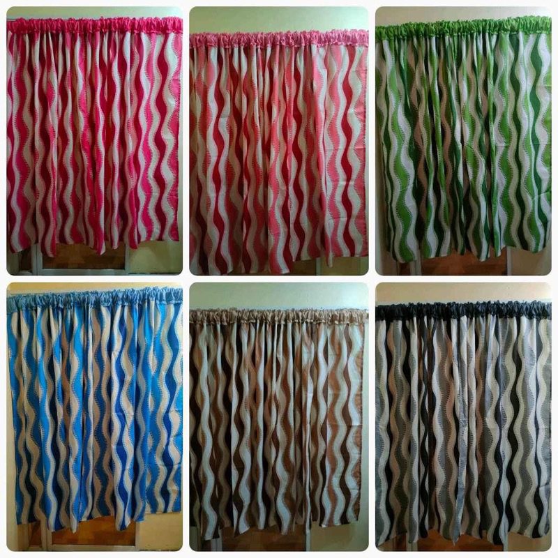 Wavy Designs Style single panel sheering raffles 60x70 inches | Shopee ...