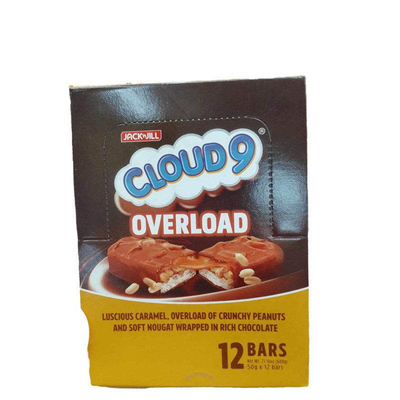 Cloud 9 Overload 50grams x 12 bars | Shopee Philippines