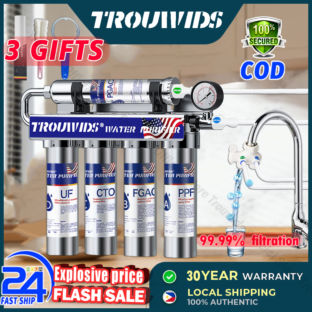 TROUWIDS Alkaline Water Filter Water Purifier Filter Faucet ...