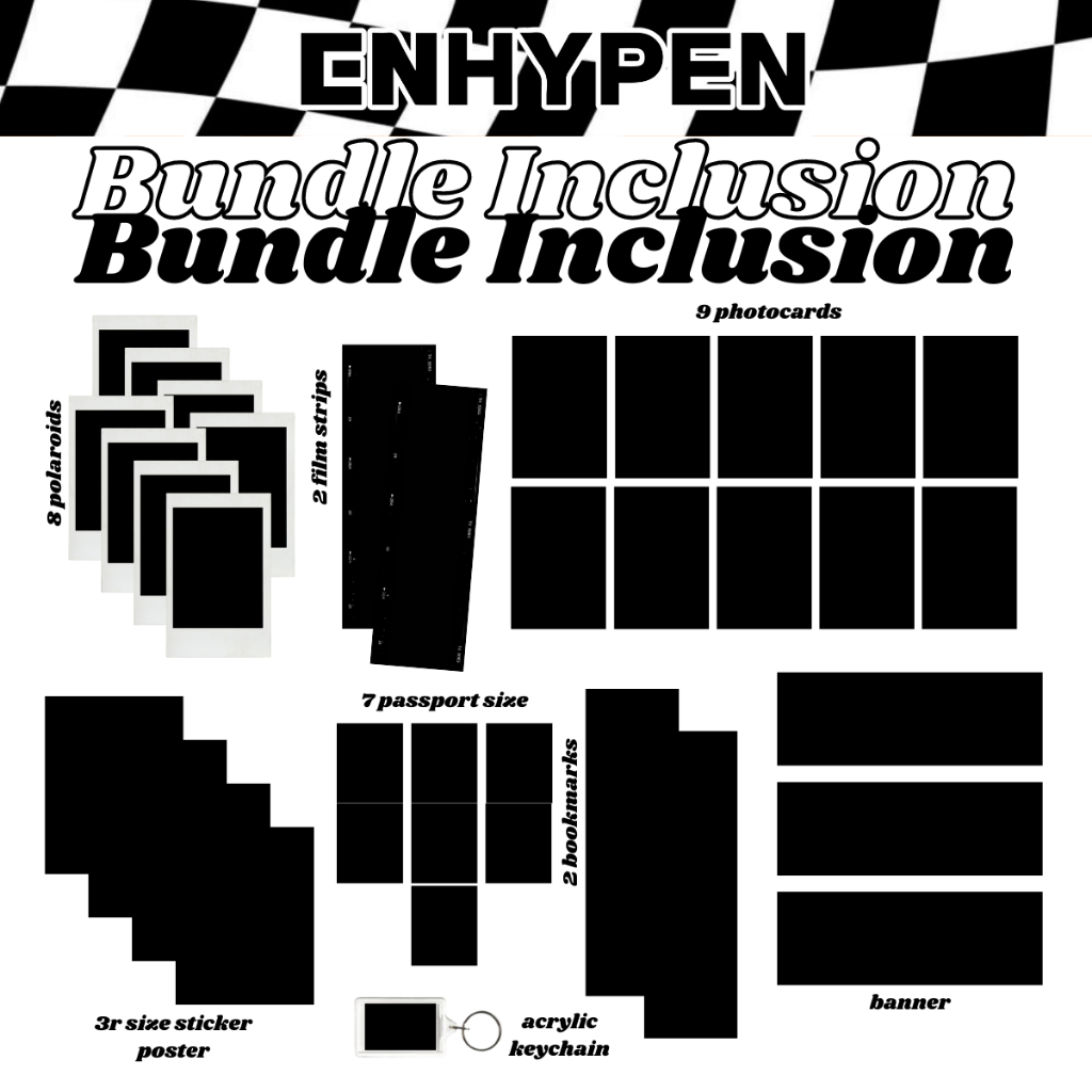 Enhypen Fanmade Super Bundle Kit I Swallowtail.ph | Shopee Philippines