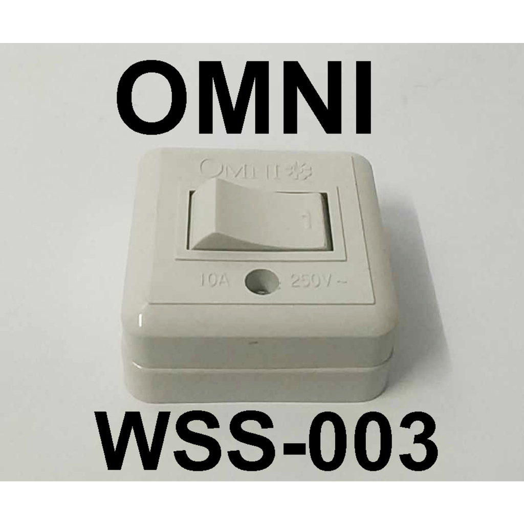 ORIGINAL OMNI SQUARE SWITCH WSS-003 SURFACE MOUNTED CONVENIENCE SWITCH ...