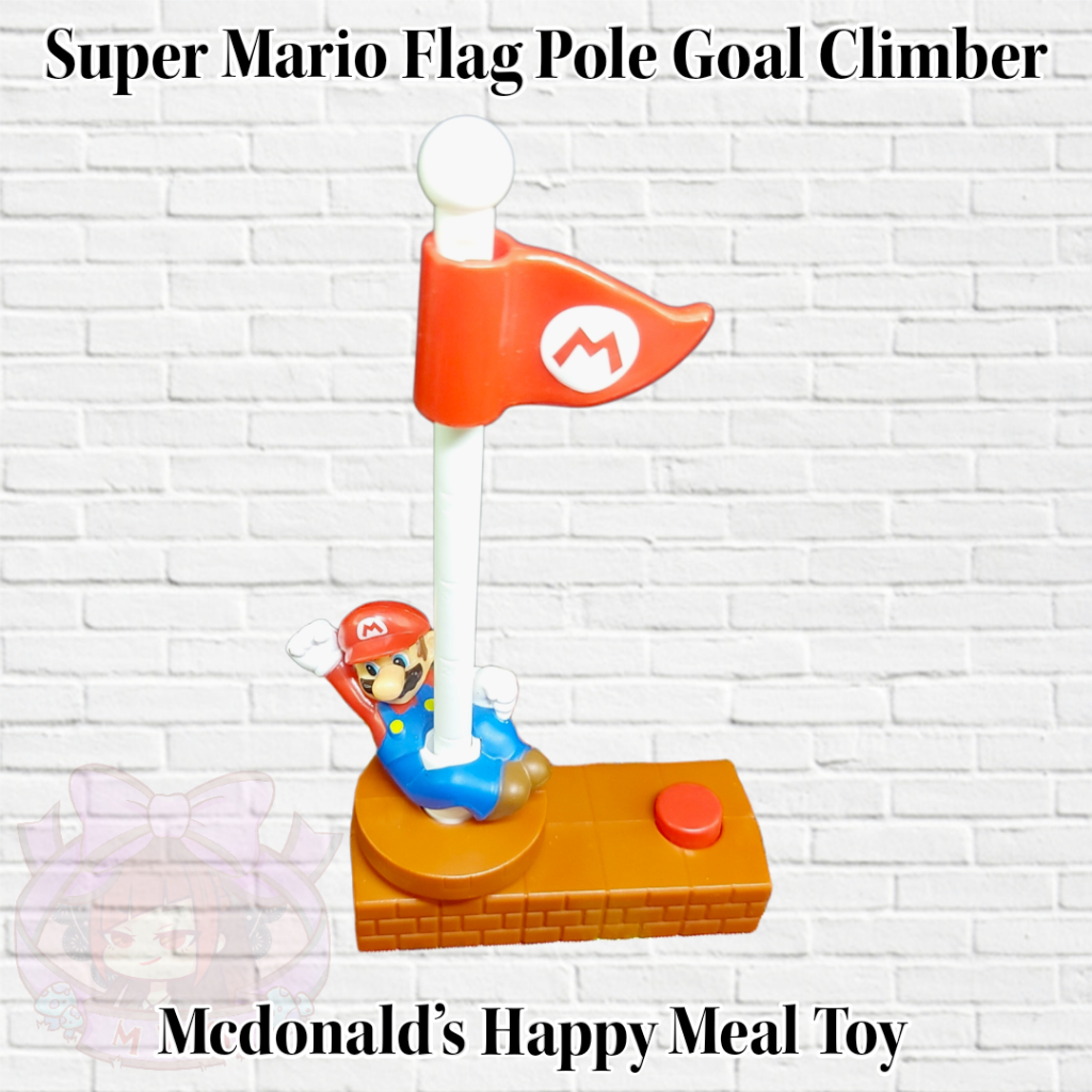 Mcdonald's Super Mario Flag Pole Goal Climber Nintendo Official Happy ...