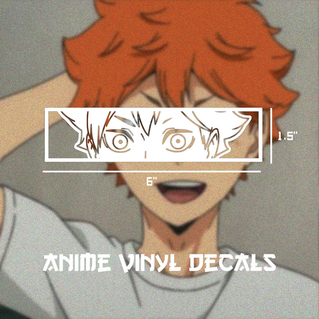 Anime Decals | Vynil Stickers | Eye Slap | Haikyu | Shoyo Hinata ...