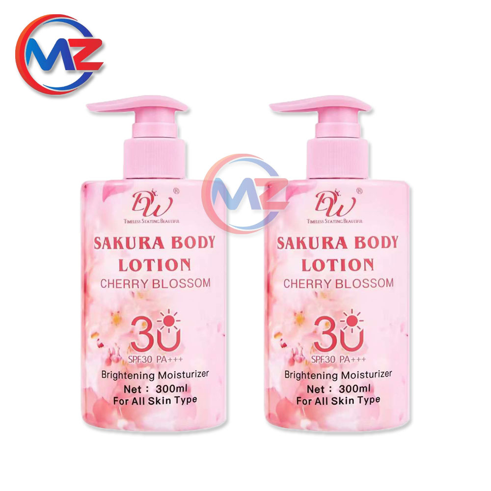 DW Sakura Cherry Blossom Body Lotion SPF30 PA++++300ml | Shopee Philippines