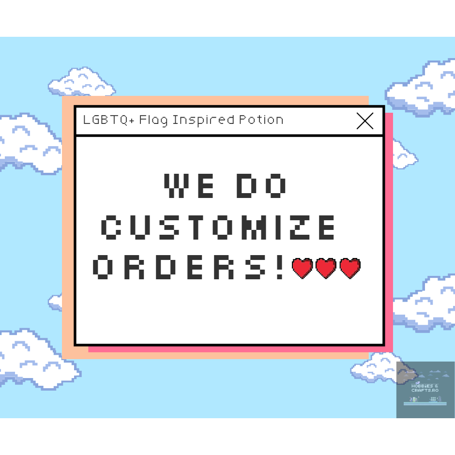 LGBTQ+ Flag Inspiration Potion - Perler Beads Keychain | Shopee Philippines