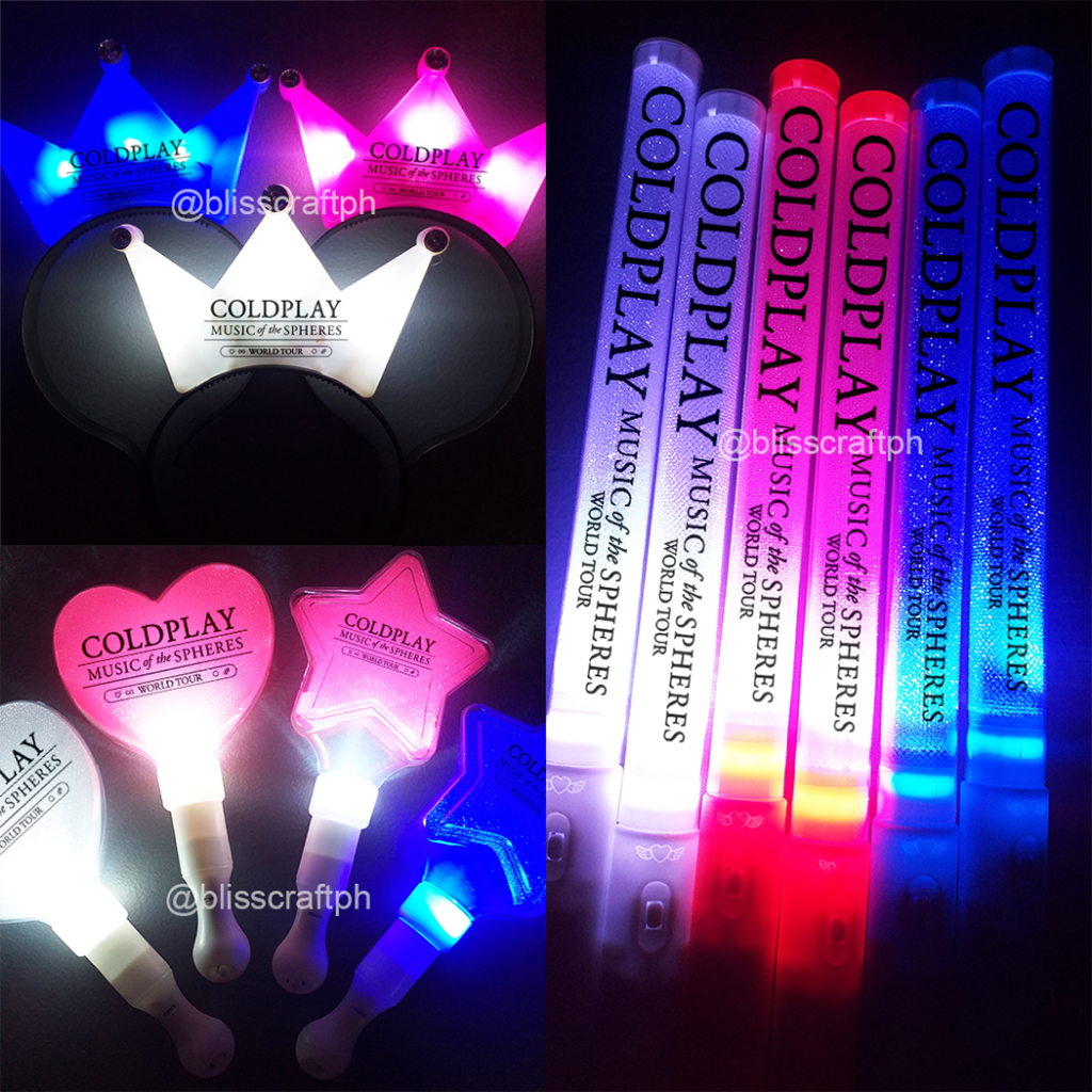 [COD] COLDPLAY Music of the Spheres Light Stick Penlight LED Crown ...