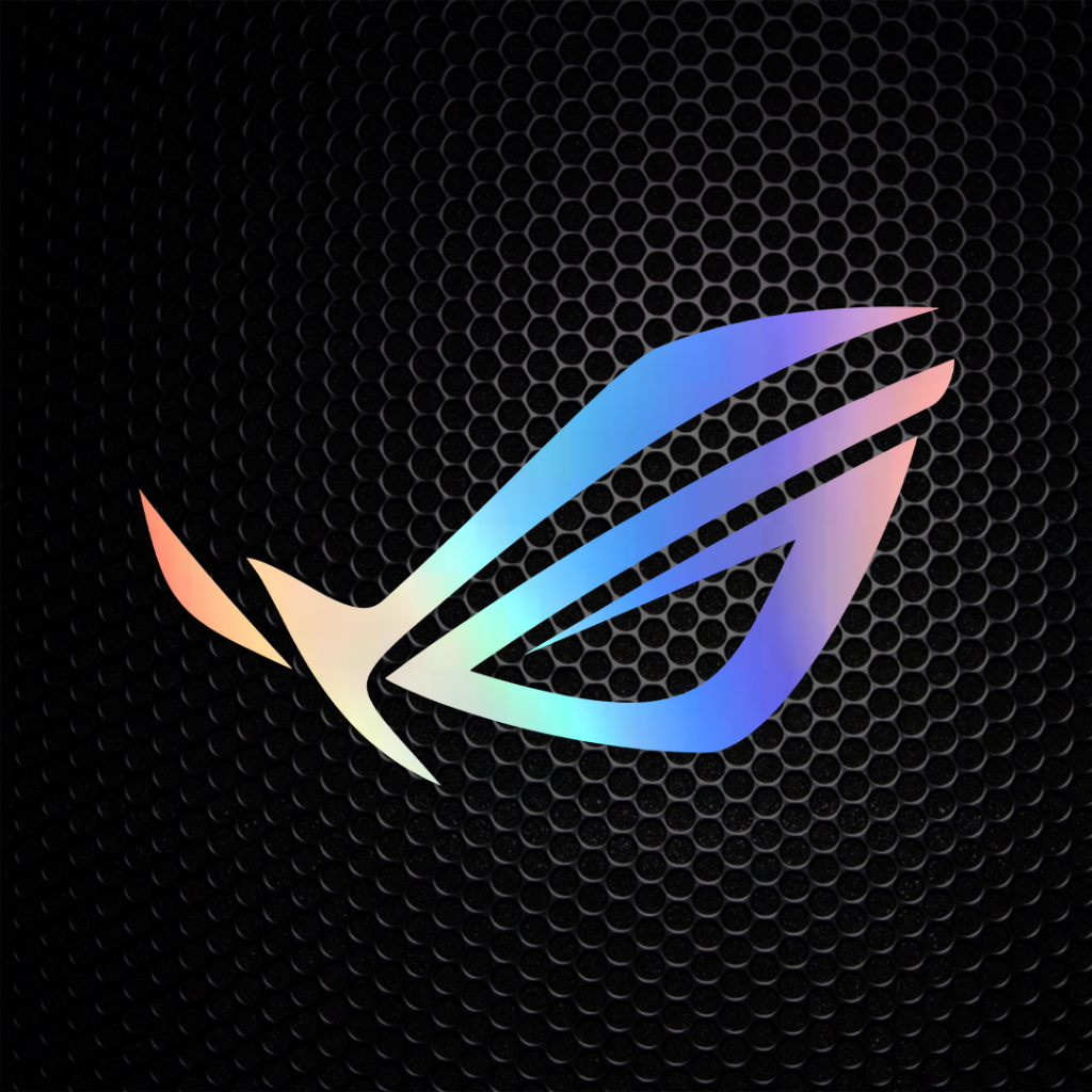 ROG Vinyl Waterproof Sticler logo for phone, laptop, pc, tumbler ...