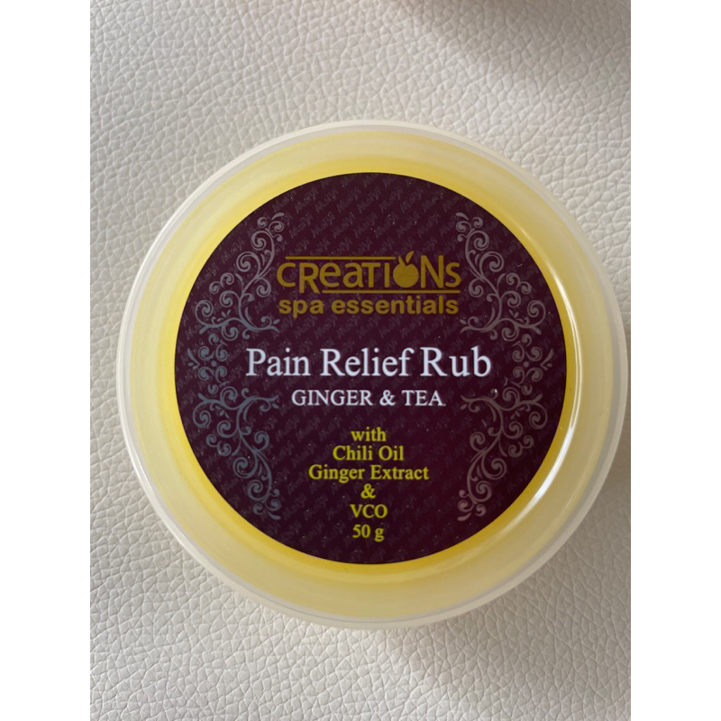 Creations Spa Essentials Pain Relief Rub - 50g | Shopee Philippines