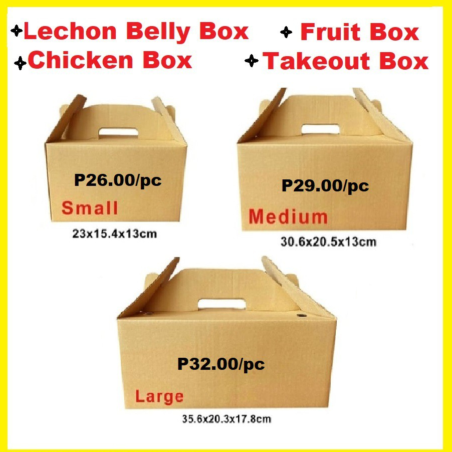 Lechon Belly Box / Fruit Box / Chicken Box / Crispy Pata Box / Take out ...