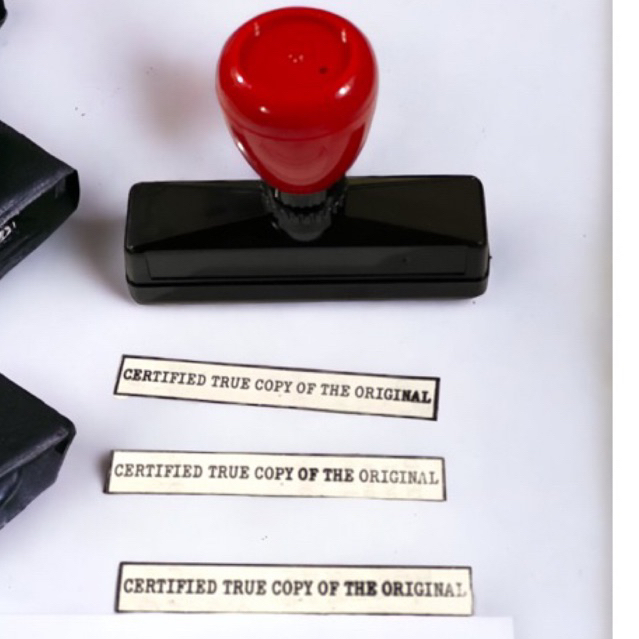 Certified True Copy of the Original Stamp | Shopee Philippines