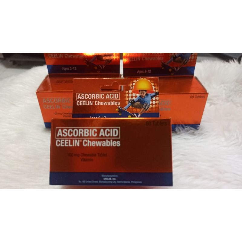 Ceelin chewables 60tablets Feb 2024 | Shopee Philippines
