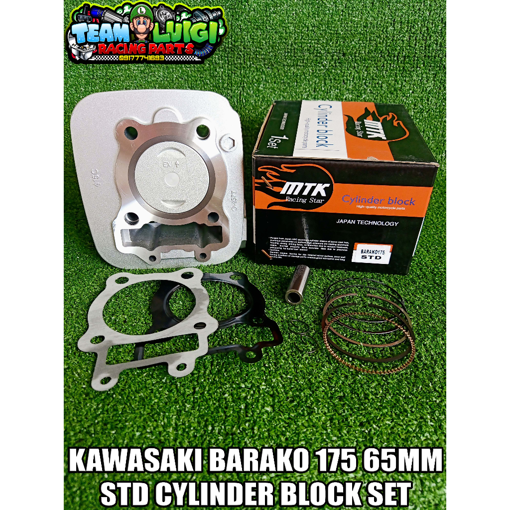 MTK KAWASAKI BARAKO 175 65MM STANDARD BLOCK SET | Shopee Philippines