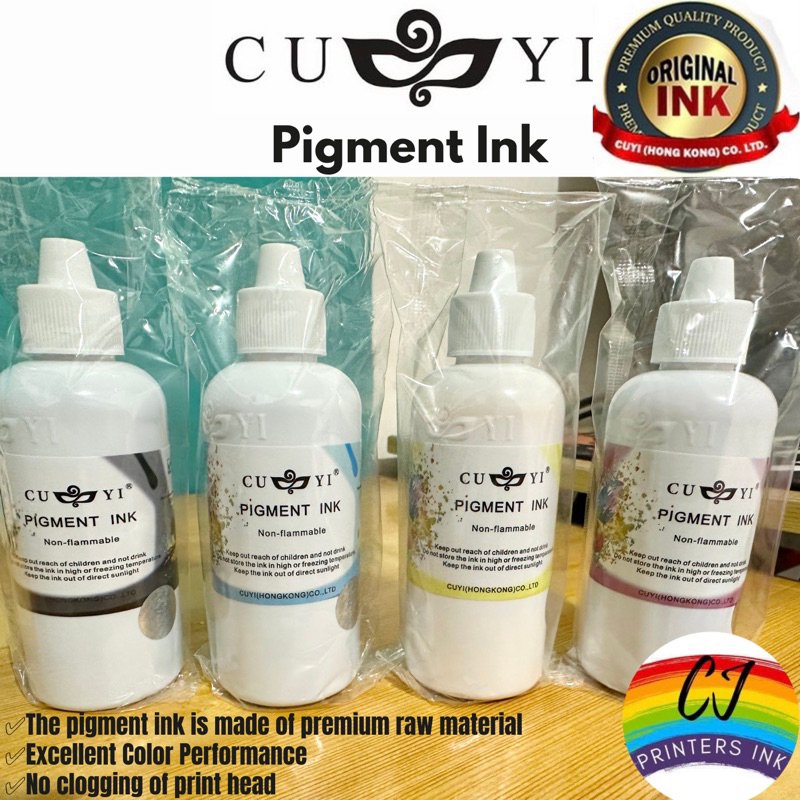 Original Cuyi Pigment Ink - For Epson Printers 100ml | Shopee Philippines