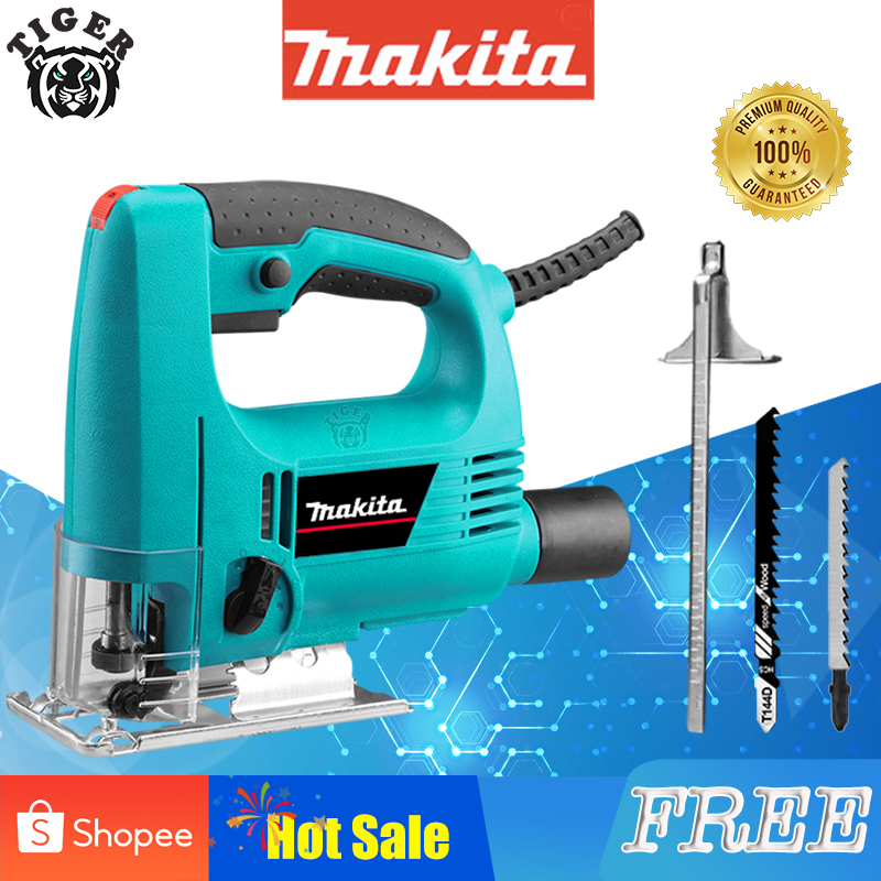 Makita Power Jigsaw With Hard Case 600W Jig Saw Free Blade | Shopee ...