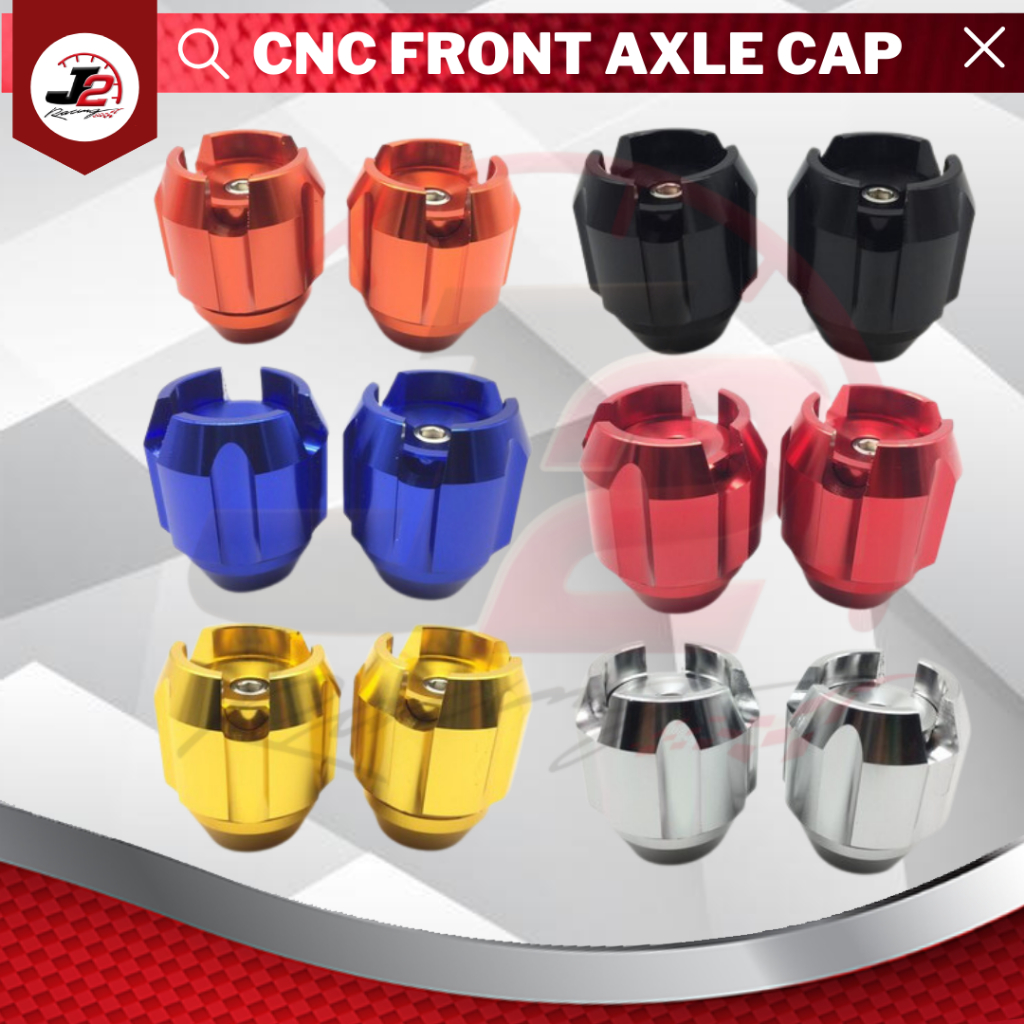 MOTORCYCLE FRONT CNC AXLE CAP #3626 | Shopee Philippines