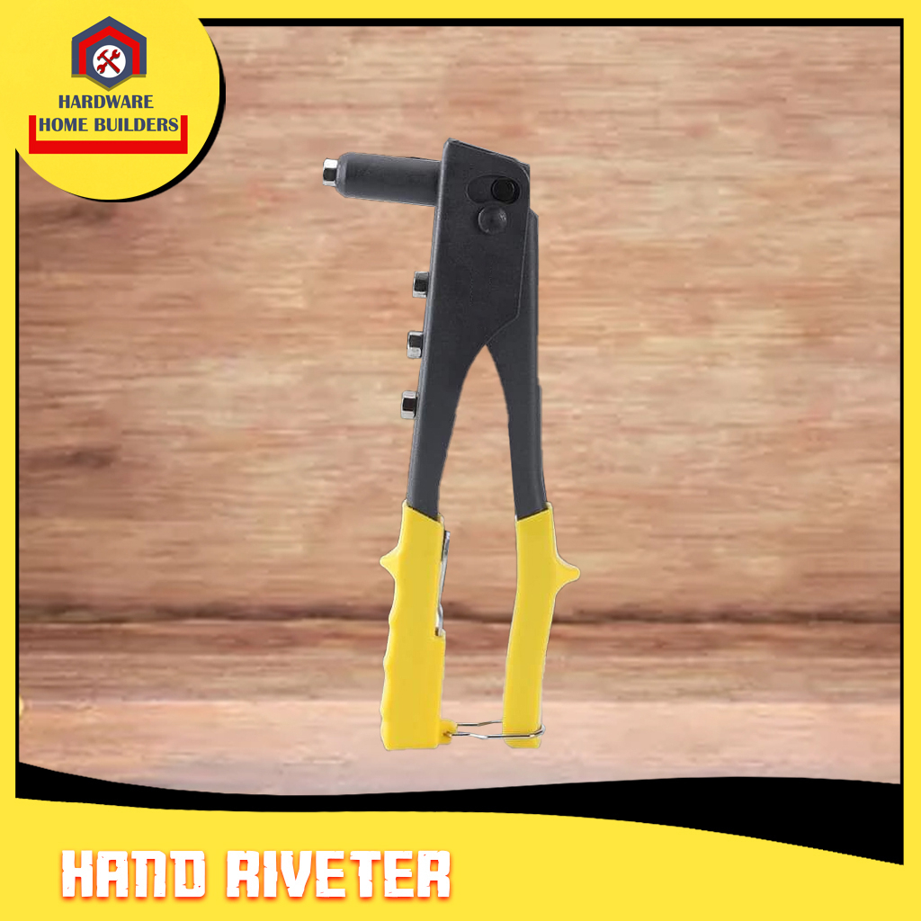 1PCS Pop Rivet Gun Yellow Steel Iron Hand Riveter Blind Gun | Shopee ...